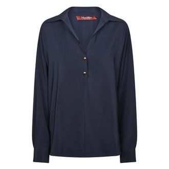 Max Mara Camicia - - Blouses & Shirts - Damen - Blau - S
