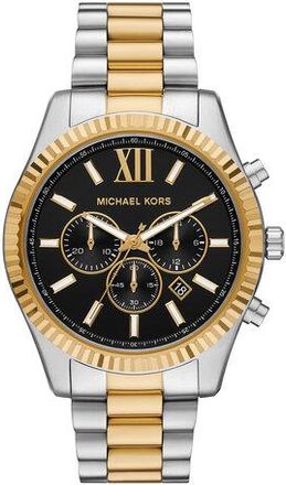 Michael Kors Uhr Lexington Mens Chronograph MK9207 Silberfarben