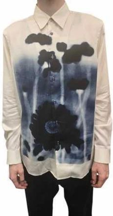 Paul Smith Homme, Chemises, Bleu, Taille: M Chemise Imprim&eacute; Floral en Lyocell