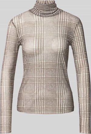 Rich & Royal Slim Fit Longsleeve mit Stehkragen