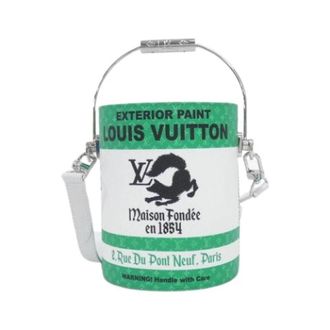 Louis Vuitton Pre-owned Canvas Bucket Bag - - Pre-owned - Damen - Gr&uuml;n - ONE SIZE