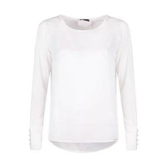 Fracomina Rundhalsbluse - - Blouses & Shirts - Damen - Wei&szlig; - XL