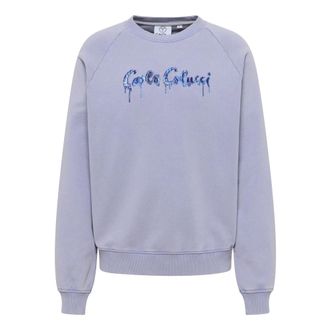 Carlo Colucci Homme, Sweatshirts et sweats &agrave; capuche, Bleu, Taille: S SweaT-shirt New Old Stuff