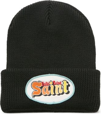 Saint Mxxxxxx bonnet à patch logo - Noir