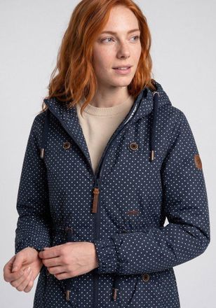 Alife And Kickin Outdoorjacke CHARLOTTEAKB gef&uuml;tterter Parka, Kapuzenjacke durch Bindeband tailliert
