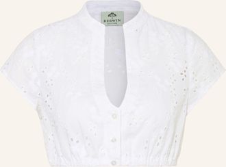 Berwin & Wolff Berwin & Wolff Dirndlbluse Aus Lochspitze weiss