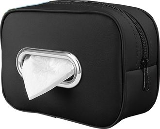 Generic Gewebehalter Autoinnenraum - Premium Pu Lederbox, Elegante Armaturenbrettmontage, Praktische h&auml;ngende Lagerung, Robuste Kompakte Abdeckung | F&uuml;r Autos