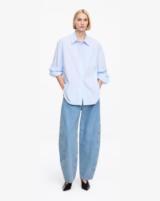 Arket Jeans Mit Barrel Legs -Blau