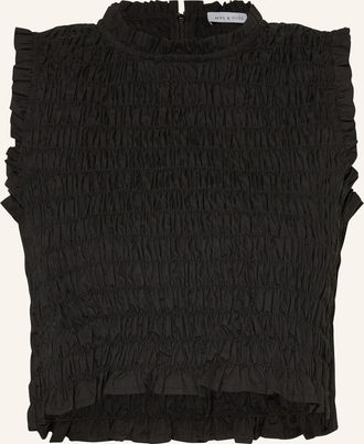 Mrs & Hugs Mrs & Hugs Cropped-Top schwarz