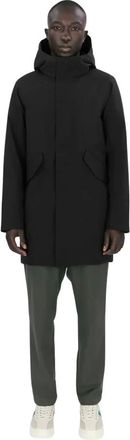 Elvine Homme, Manteaux, Noir, Taille: S Hjalmar Parka
