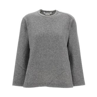 Comme Des Gar&ccedil;ons Pullover mit Rundhalsausschnitt - - Sweatshirts & Hoodies - Damen - Grau - M