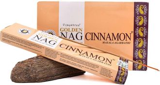 Anemone Anemone - Enecens Vijayshree Golden Premium - Nat&uuml;rliche und holzige St&auml;bchen - Packung mit 15g Dosen (Zimt, 12 Schachteln)