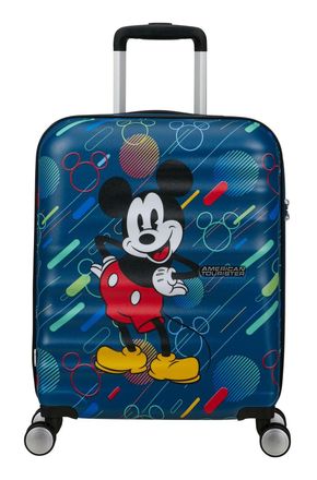 American Tourister Wavebreaker Disney FL - Spinner S, Handgep&auml;ck, 55 cm, 36 L, Mehrfarbig (Mickey Future Pop)