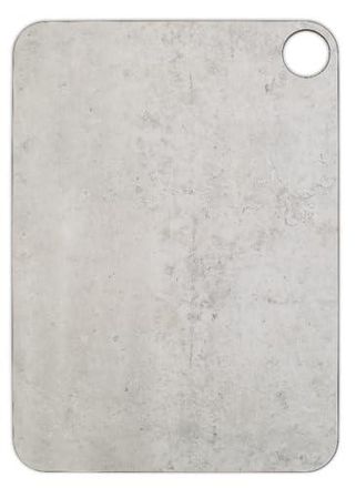 Arcos Antibakterielle Schneidebrett Küche - Spülmaschinenfest, Messerschonend, Umweltfreundlich, 38 x 28 cm, Zellulosefaser und Harz, Weiß