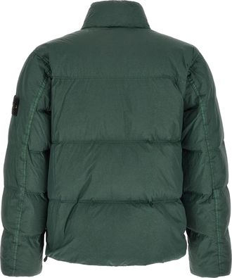 Stone Island Quilted Polyamide Down Jacket - Green