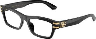 Dolce & Gabbana Monture optique rectangulaire Dg3454 - Femme - Accessoires - Noir - Taille: 54 MM