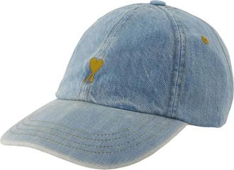 Ami De Coeur Denim Cap - - Accessories - unisex - Blau - ONE SIZE