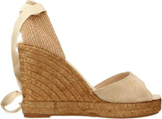 Clara Duran Dunkle Keilsandalen - - Shoes - Damen - Beige - 41 EU