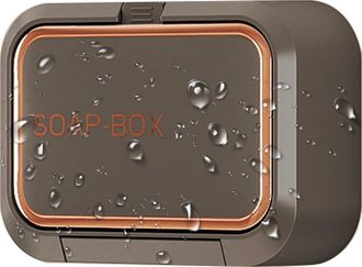 Generic Wandmontiertes Tablett | Und Schwammhalter,Selbstklebende Aufbewahrung L&ouml;sung Mit Drainage F&uuml;r K&uuml;che Badezimmer Badewanne Dusche