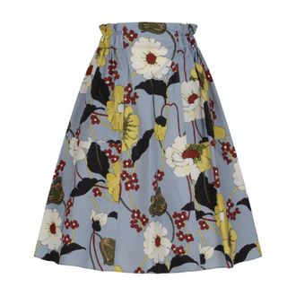 Marni Femme, Jupes, Multicolore, Taille: 38 FR Jupe Midi &Eacute;vas&eacute;e