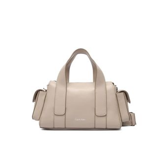 Calvin Klein Borsa Webbing Srtap Pocket - - Bags - Damen - Beige - ONE SIZE