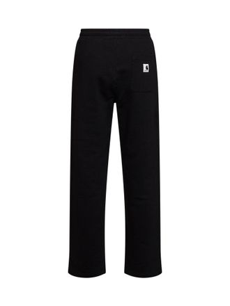 Carhartt Work in Progress Womens Sweatpants Cassie Sweat Black Cotton Trousers
