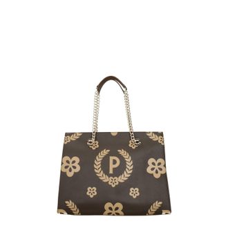 Pollini Sacs à bandoulières femmes PVC Brown / Brown
