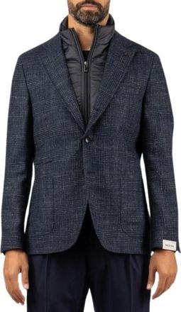 Paoloni Ma&szlig;geschneiderte Jacke - - Jackets - Herren - Blau - S