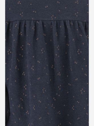 1+ in the family Dot-Print Cotton Dress - Navy