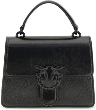 Pinko Pinko, Femme, Sacs, Noir, Taille: ONE Size Bos Taurus Shoulder Bag