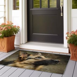 Generic Ch&acirc;taigne Tapis Doux et Moelleux, Animaux Chiens R&eacute;alistes Tapis Design &agrave; Poil Ras Doux pour Salle &agrave; Manger Chambre Adulte et Ado 120 x 180 cm