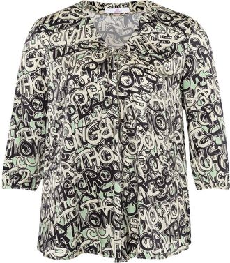 Emilia Lay Bluse V-Ausschnitt Emilia Lay mehrfarbig