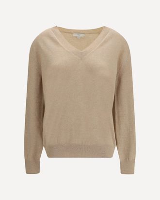 Malo Cashmere V-neck Sweater Female 38
