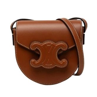 Celine Sac bandouli&egrave;re vintage Pre-owned - Femme - Pre-owned - Brun - Taille: ONE Size