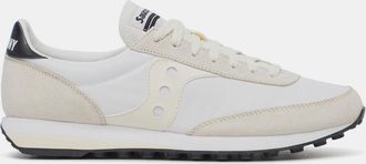 Saucony 80 Sneaker f&uuml;r Herren/Damen Unisex, Wildleder (Wei&szlig;/Cremefarbe)