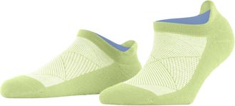 Burlington Damen Sneakersocken Athleisure W Sn weich atmungsaktiv schnelltrocknend kurz einfarbig 1 Paar, Grün Lemon 7498, 39-42