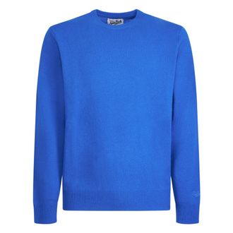 MC2 Saint Barth Regent Lambswool Sweater - - Knitwear - Herren - Blau - S