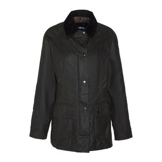 Barbour Femme, Vestes, Vert, Taille: 34 FR Veste cir&eacute;e Classic Beadnell