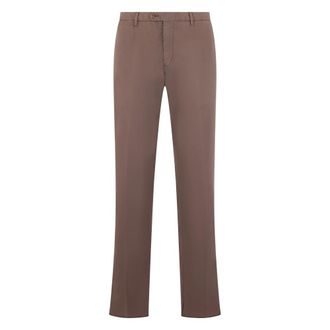 Fedeli Elegante- hoch taillierte Hose - - Trousers - Herren - Braun - 4XL