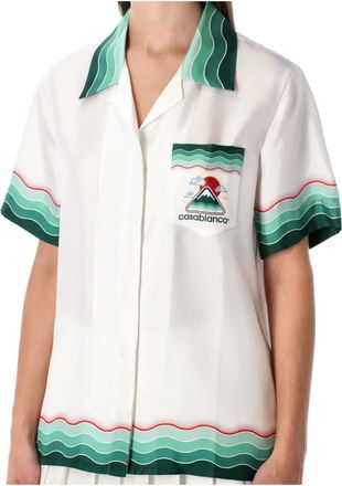 Casablanca Femme, Blouses et Chemises, Blanc, Taille: 40 FR Chemises