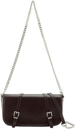 Seidenfelt Manufaktur sac à épaule bandoulière Delary Crossbag Dark Chocolate marron foncé