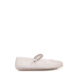 Jimmy Choo London Jelly Ballerina - - Shoes - Damen - Wei&szlig; - 39 EU