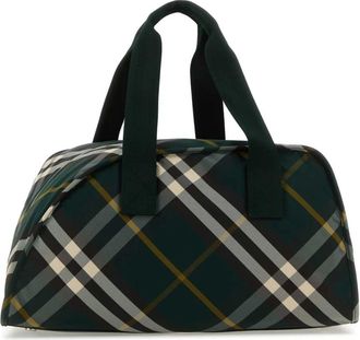 Burberry unisex, Sacs, Vert, Taille: ONE Size Medium Shield Duffle Bag