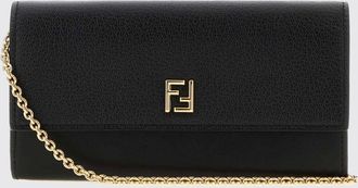 Fendi Wallet on Chain aus Kalbsleder mit FF-Monogramm und Kettenriemen