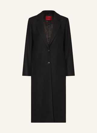 HUGO BOSS Hugo Wollmantel Mojeni schwarz