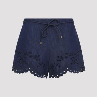 Zimmermann Short en jean brod&eacute; Mahon Zimmermann