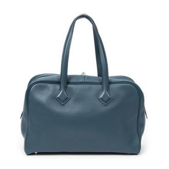 Herm&egrave;s Crossbody Bags - Victoria II 35 - Gr. unisize - in Blau - f&uuml;r Damen
