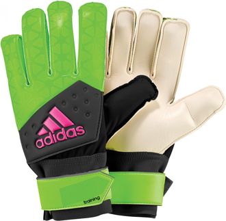 adidas Herren Torwarthandschuhe Ace Zones Ultimate Fußball Handschuhe, Grün/Schwarz/Pink, One Size