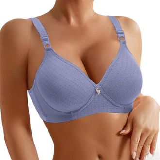 Generic Soutien-gorge 2026 pour femme - Couverture compl&egrave;te de luxe - Convertible &agrave; armatures, bleu marine, 72