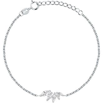 Cleor Bracelet en argent 925/1000 et zircon